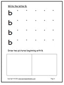 Alphabet Workbook Letter B (downloadable digital product) – Learning ...